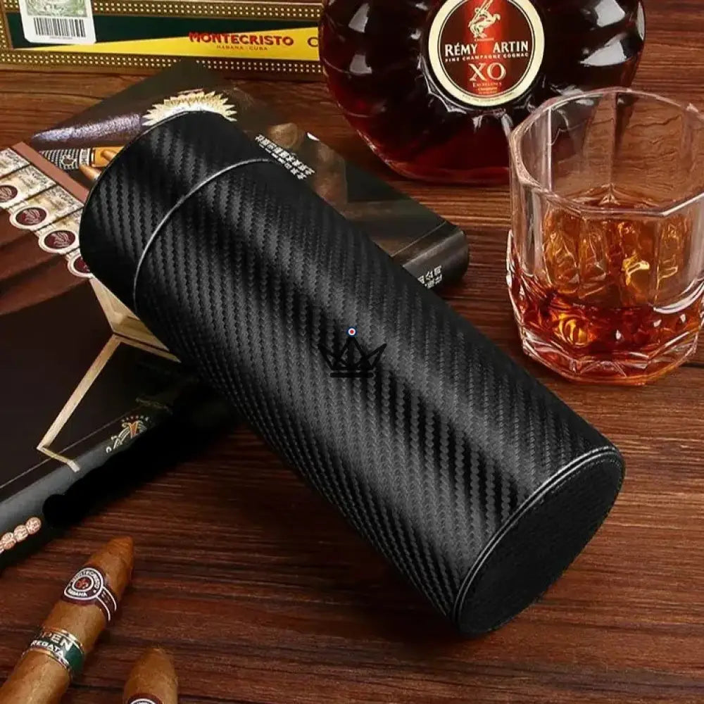 Orbal Carbon Cigar Humidor - 5-10 Cigars, with Accessories – Atelier ...