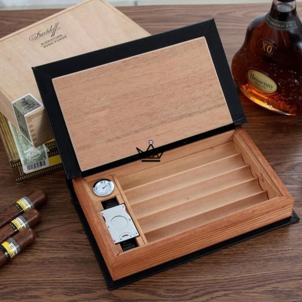 CUBA SECRET BOOK Cigar Humidor - Discreet Stash, 5 cigars – Atelier ...
