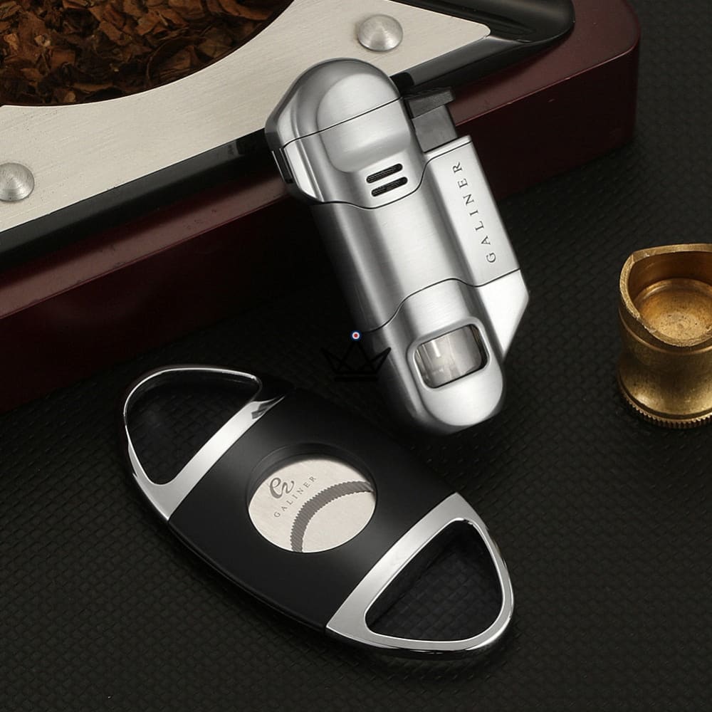 Cigar Cutter and Lighter Set - For Cigar Lovers – Atelier Atypique